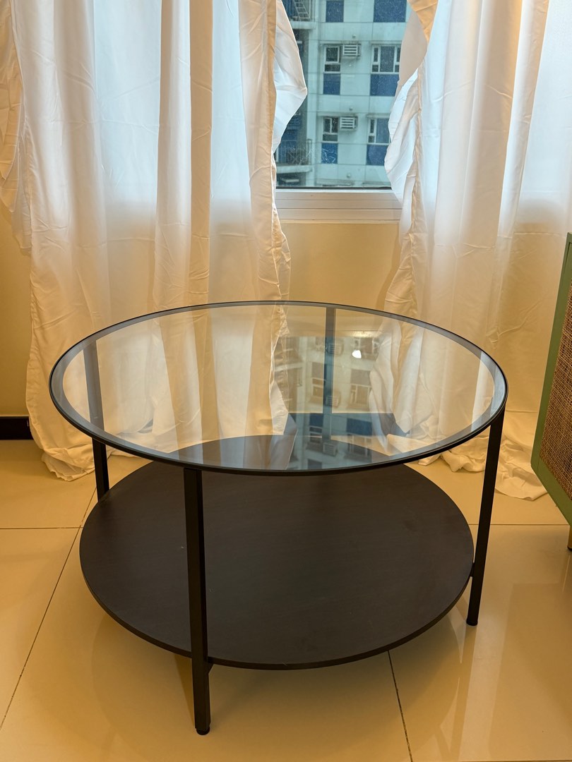 Ikea Round Coffee Table, Furniture & Home Living, Furniture, Tables ...