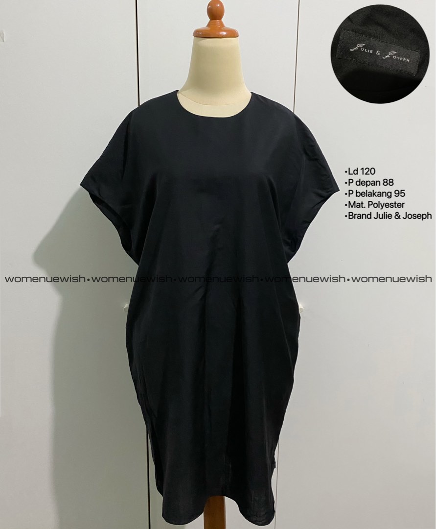 Julie & Joseph black dress, Fesyen Wanita, Pakaian Wanita, Gaun & Rok di Carousell