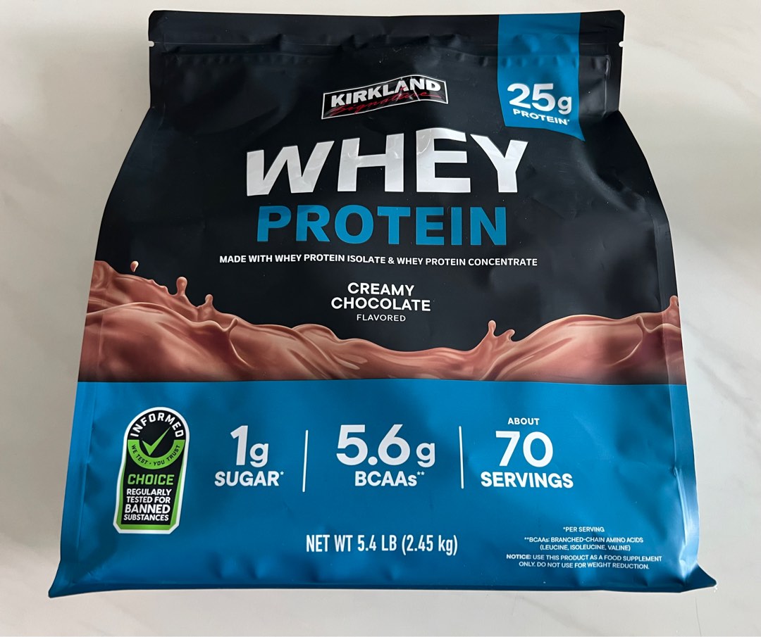 Kirkland Signature Whey Protein Powder- Creamy Chocolate, Health ...
