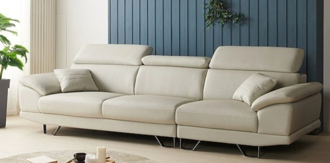 Korean Synthetic Leather Sofa - Modern Design, Furniture & Home Living ...