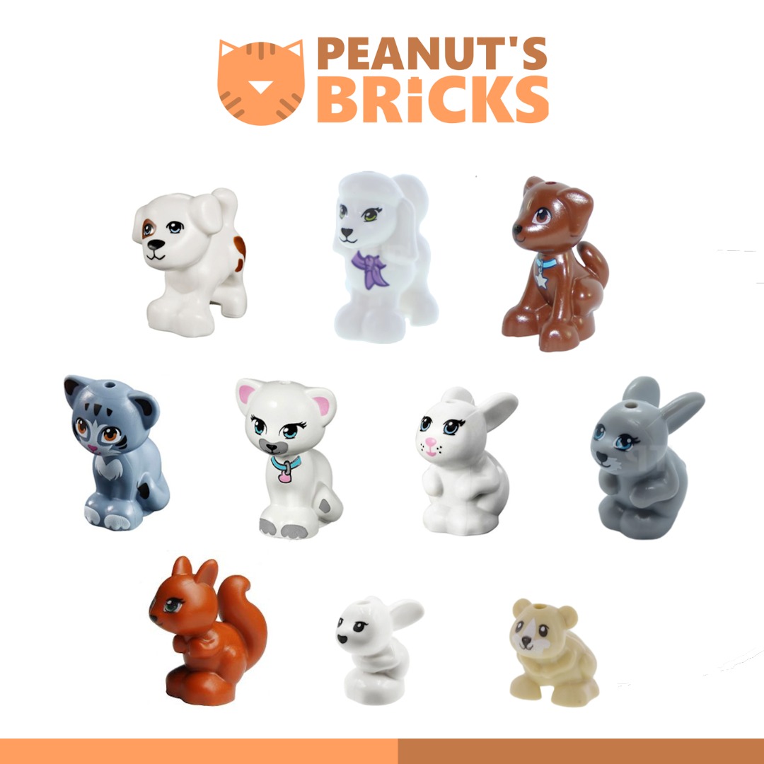 Lego Friends Animal Bundle (Set of 10 animals), Hobbies & Toys, Toys ...