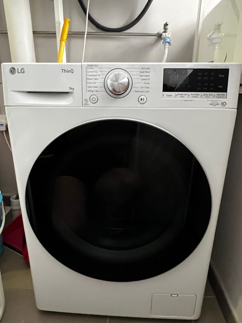 LG ThinQ 9kg Washing Machine, TV & Home Appliances, Washing Machines ...