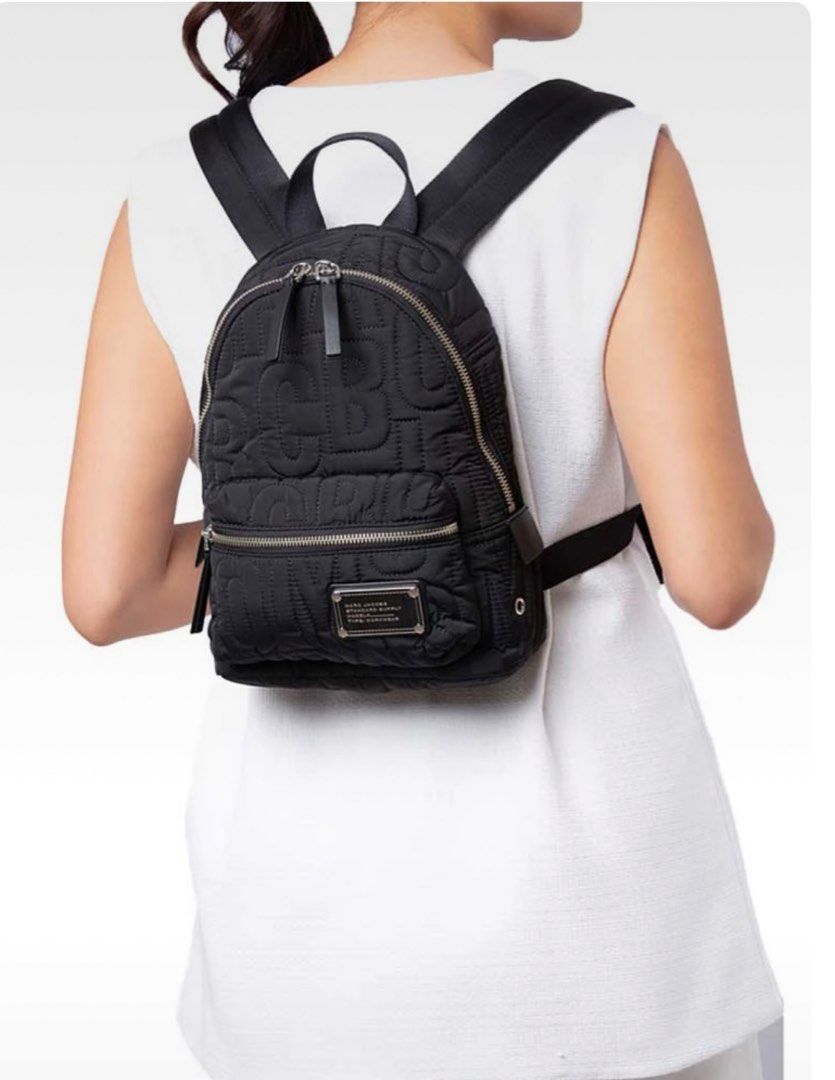 Marc Jacobs Backpack ( Small Size Black Colour) , Men's Fashion, Bags ...