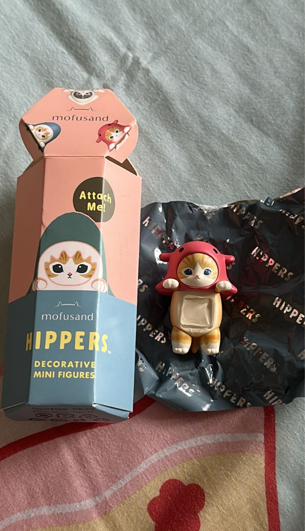 Authentic Mofusand Hippers flapjack octopus, Hobbies & Toys, Toys ...