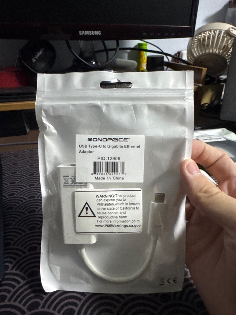 Monoprice USB c to gigabyte ethernet adapter, Mobile Phones & Gadgets ...