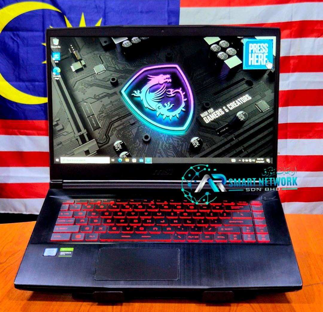 MSI GF63 THIN GTX 1650 Max-Q Design 4GB | i5-9300H | RAM 16GB ...