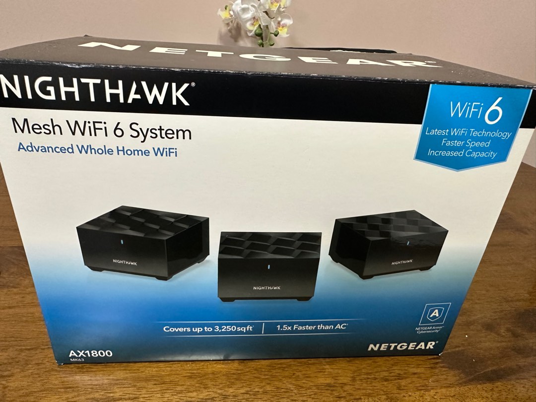Nighthawk Mesh Wifi 6 Systems AX1800, Computers & Tech, Parts ...