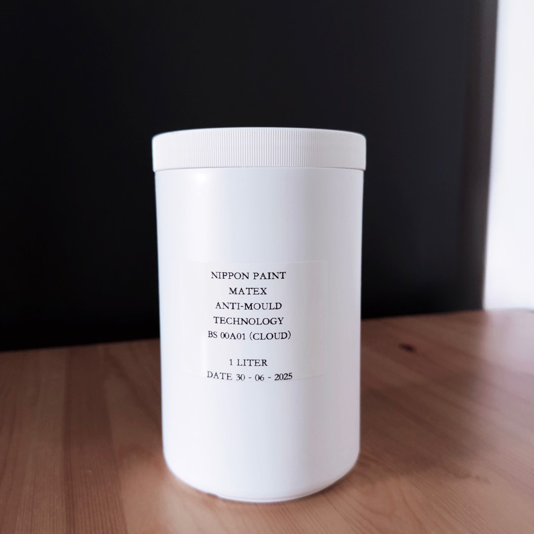 nippon paint matex anti-mould in cloud bs 00a01 (1 Liter), Furniture & Home Living, Home ...