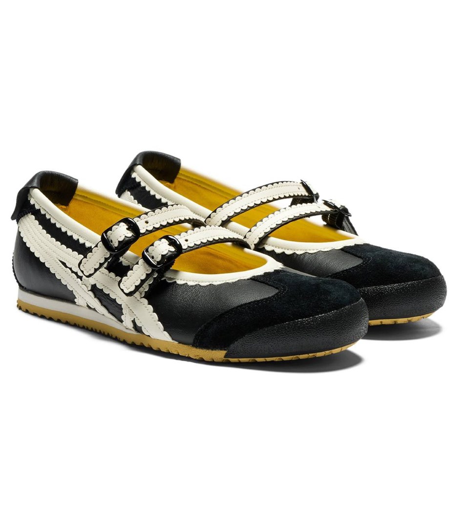 Onitsuka Tiger Mary Jane Tigeress Black Cream, Women's Fashion ...