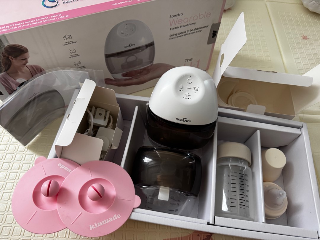 Pompa asi spectra h1 wearable breast pump complete set second bekas ...