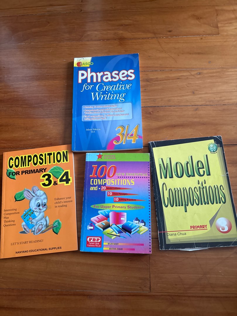 Primary School Composition Books - Phrases, Model, 100 Compositions ...