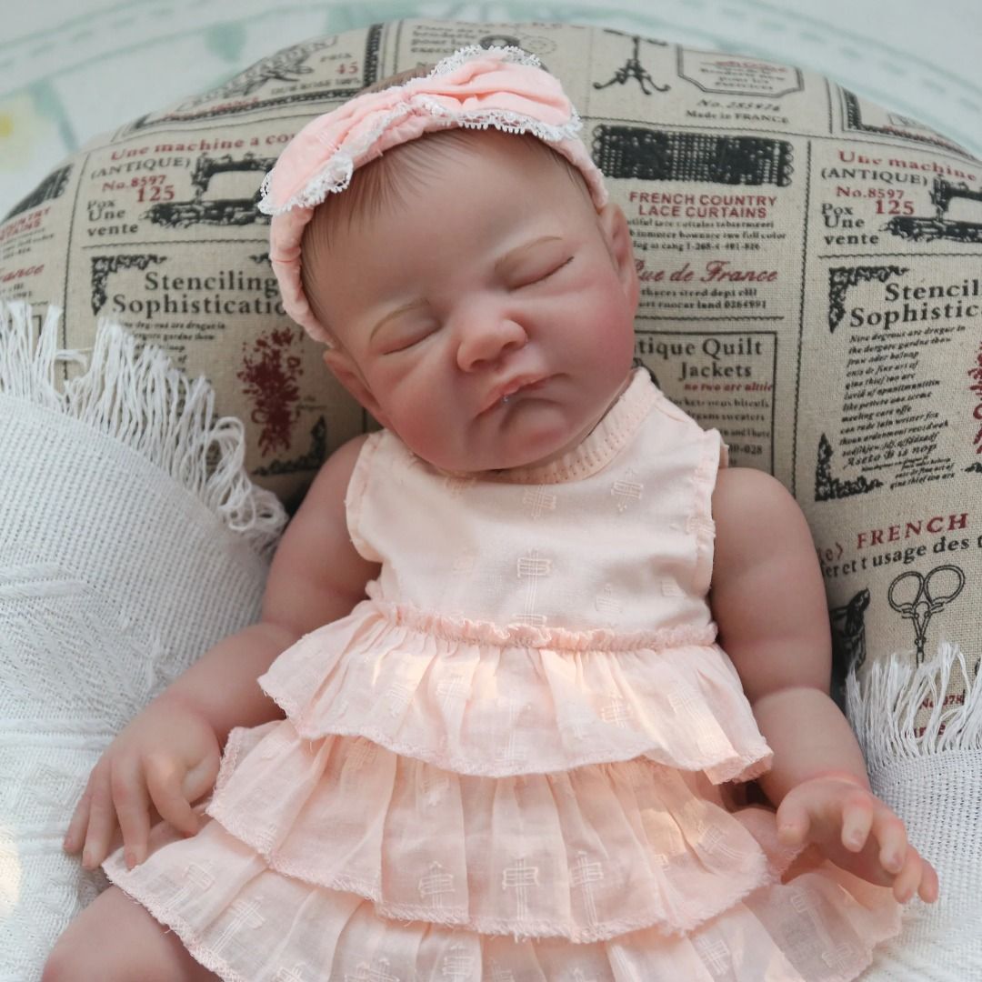 Realistic Reborn Baby Dolls 20 Inch Lifelike Newborn Sleeping Girl ...