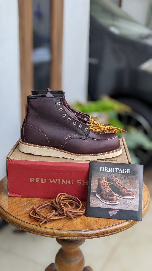 Red wing 8847 Black Cherry Excalibur redwing moctoe boots, Fesyen Pria, Sepatu , Sepatu Boot di ...