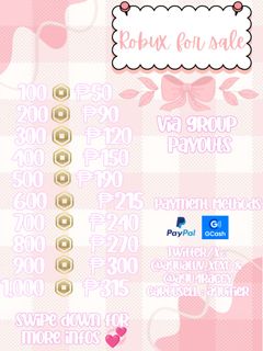 ROBLOX ROBUX FOR CHEAP AFFORDABLE SALE!! (‼️ READ DESCRIPTION!), Video ...