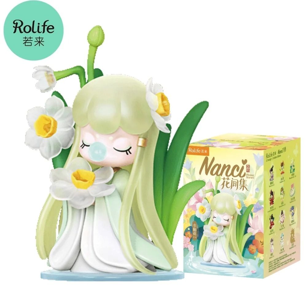 Robotime Rolife Nanci Flower Stories Blind Box Action Figures Doll Toys ...