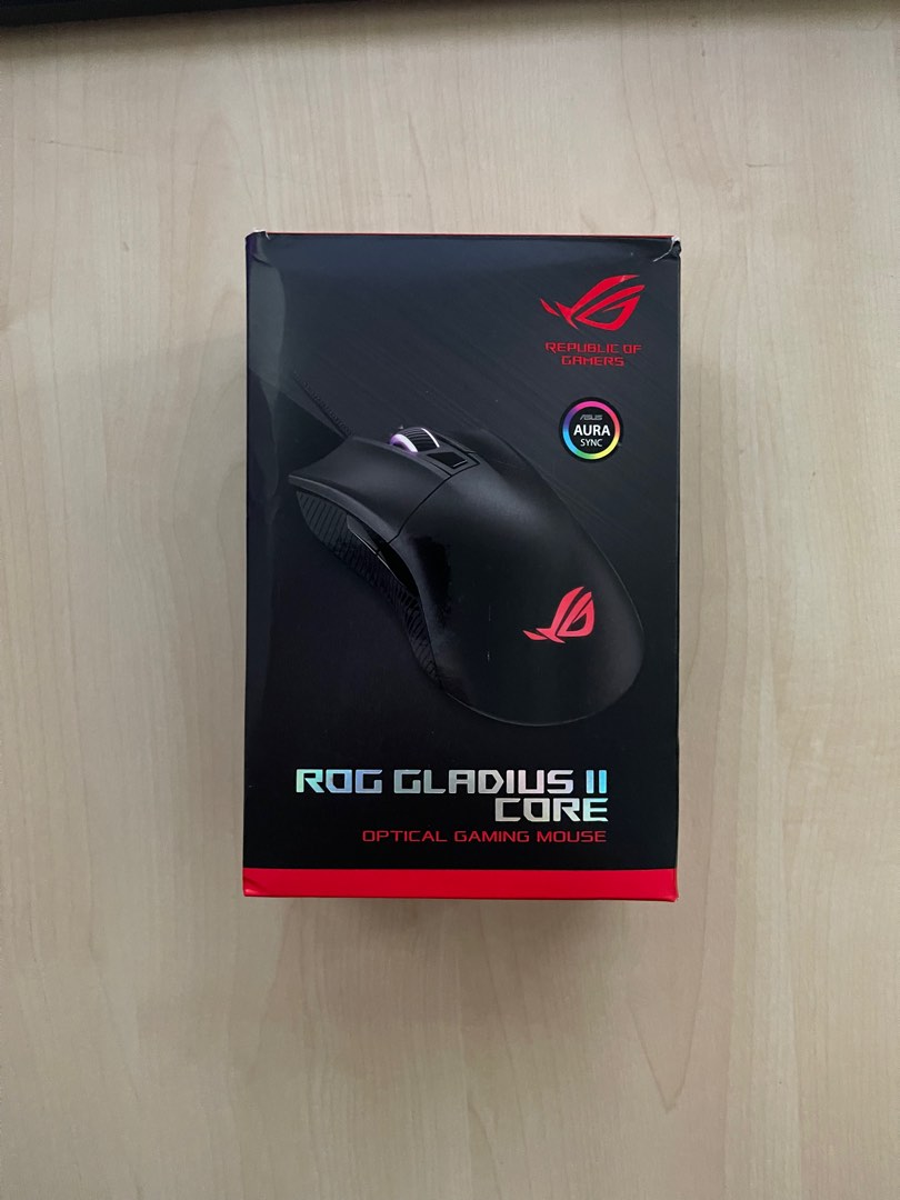 ROG GLADIUS II CORE, Computers & Tech, Parts & Accessories, Mouse & Mousepads on Carousell