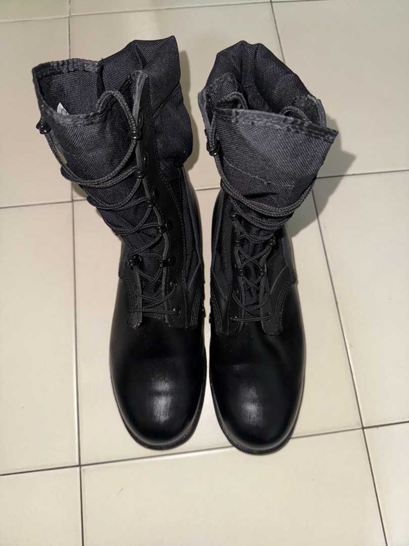 SAF Wellco Peruana WP Combat Boots- US Size 8, Men's Fashion, Footwear ...
