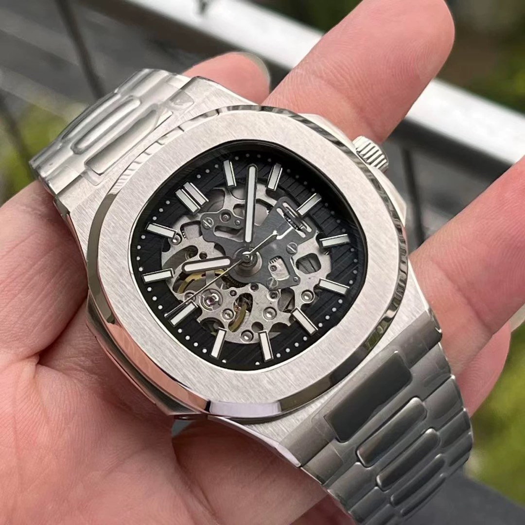 Seiko Mod Nautilus Skeleton Automatic Movement, Men's Fashion, Watches ...