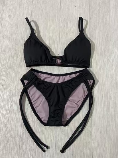 Sew Local PH - Mia with Ring Black Bikini, Women's Fashion, Swimwear ...