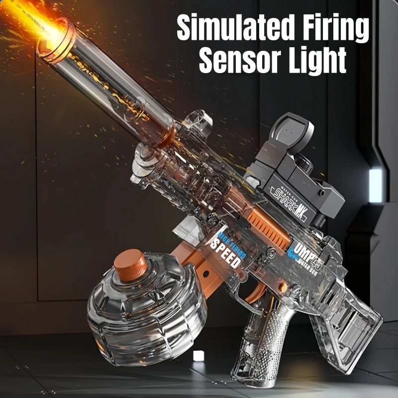 Simulated Flame Electric Water Gun for Kids Sensor Light High Pressure ...