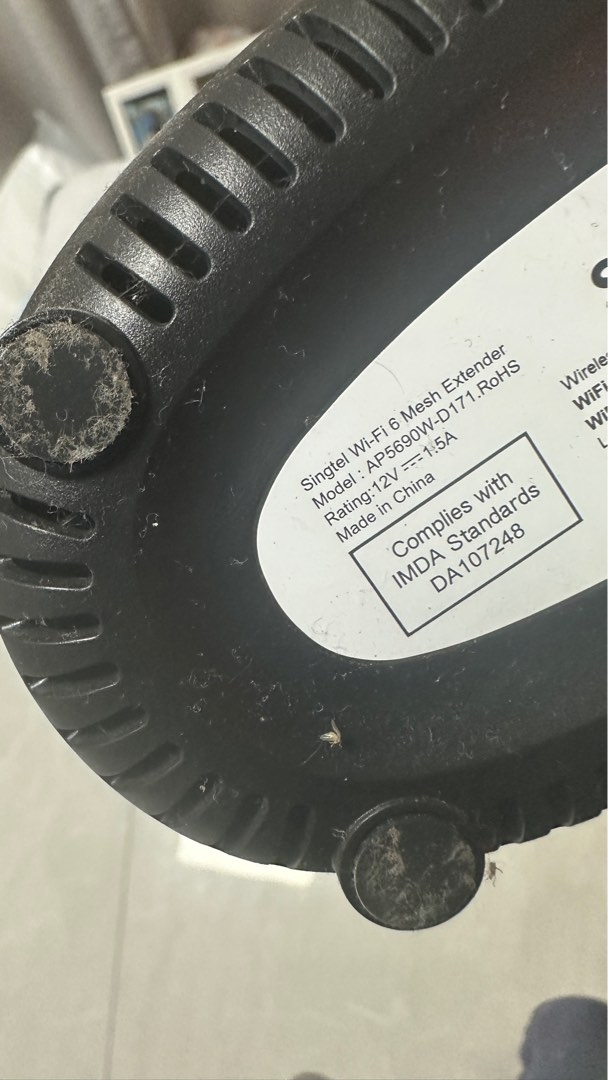 Singtel Wi-Fi 6 Mesh Extender AP5690W-D171, Computers & Tech, Parts ...
