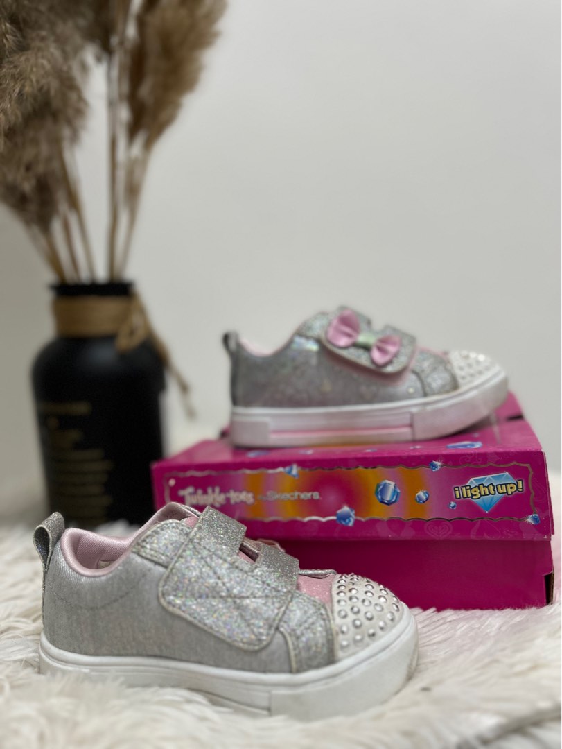 Skechers original baby girl bling bling, Babies & Kids, Babies & Kids ...