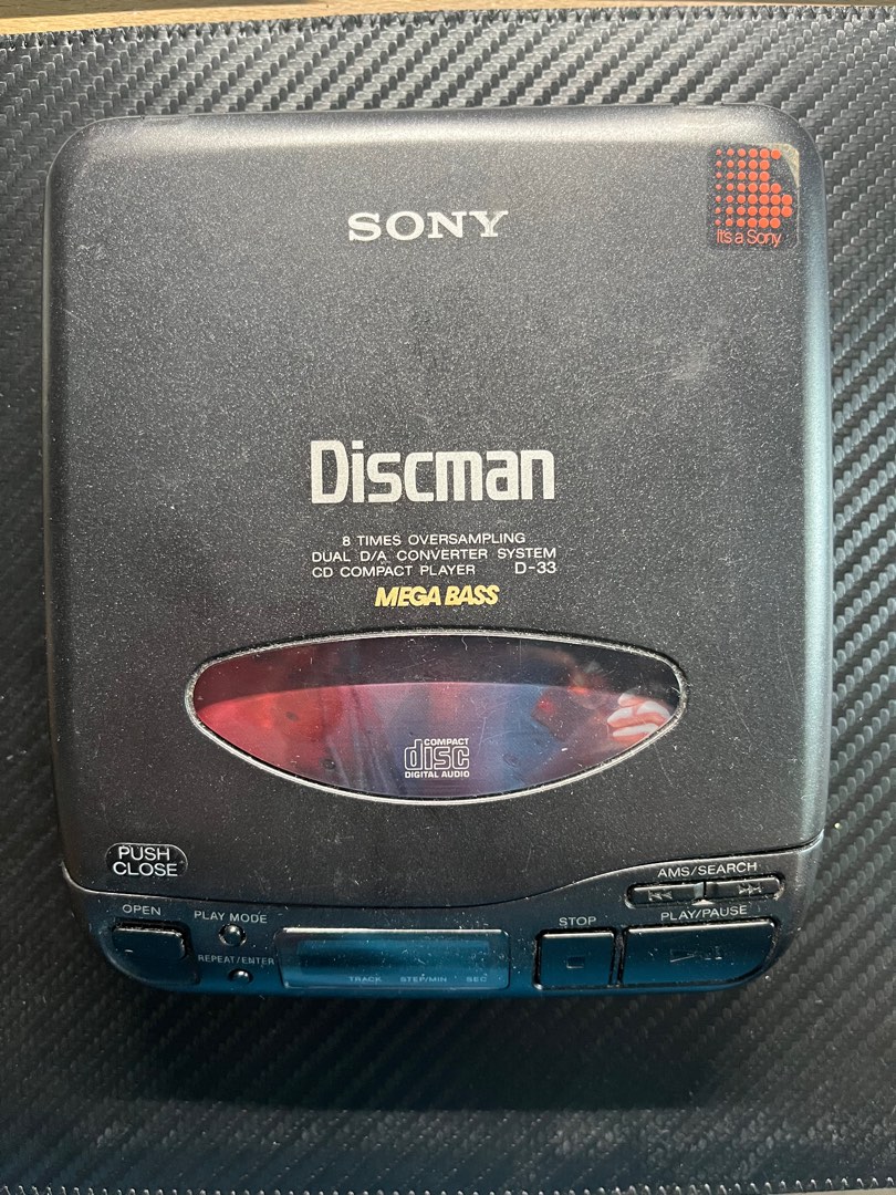 Sony D33 Discman mega bass portable CD player, Audio, Portable Music ...
