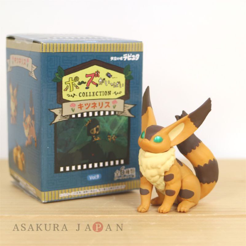Studio Ghlibli Blink Box Laputa castle in the sky Nausicaa Teto Fox ...