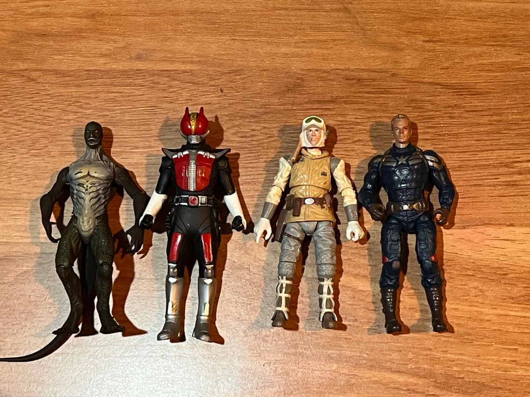 The Lizard, Kamen Rider Den O, Luke Skywalker, Captain America, Iron ...