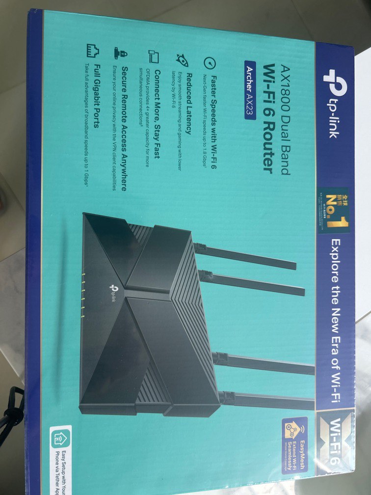 Tp-link AX1800 WiFi router 全新未開；行貨有保養, 電腦＆科技, 電腦周邊及配件, Wifi及上網相關產品 ...
