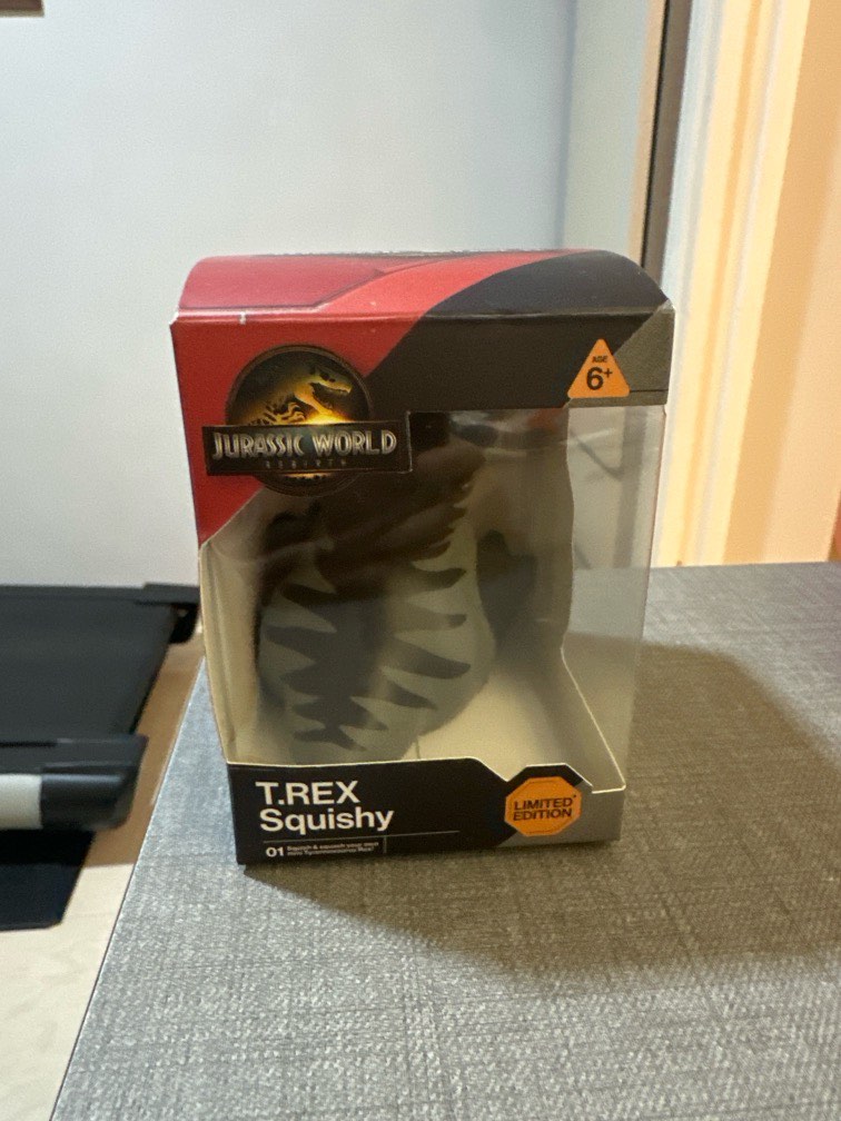 BN authentic Jurrasic World Squishy T-Rex Limited Edition - box a bit ...