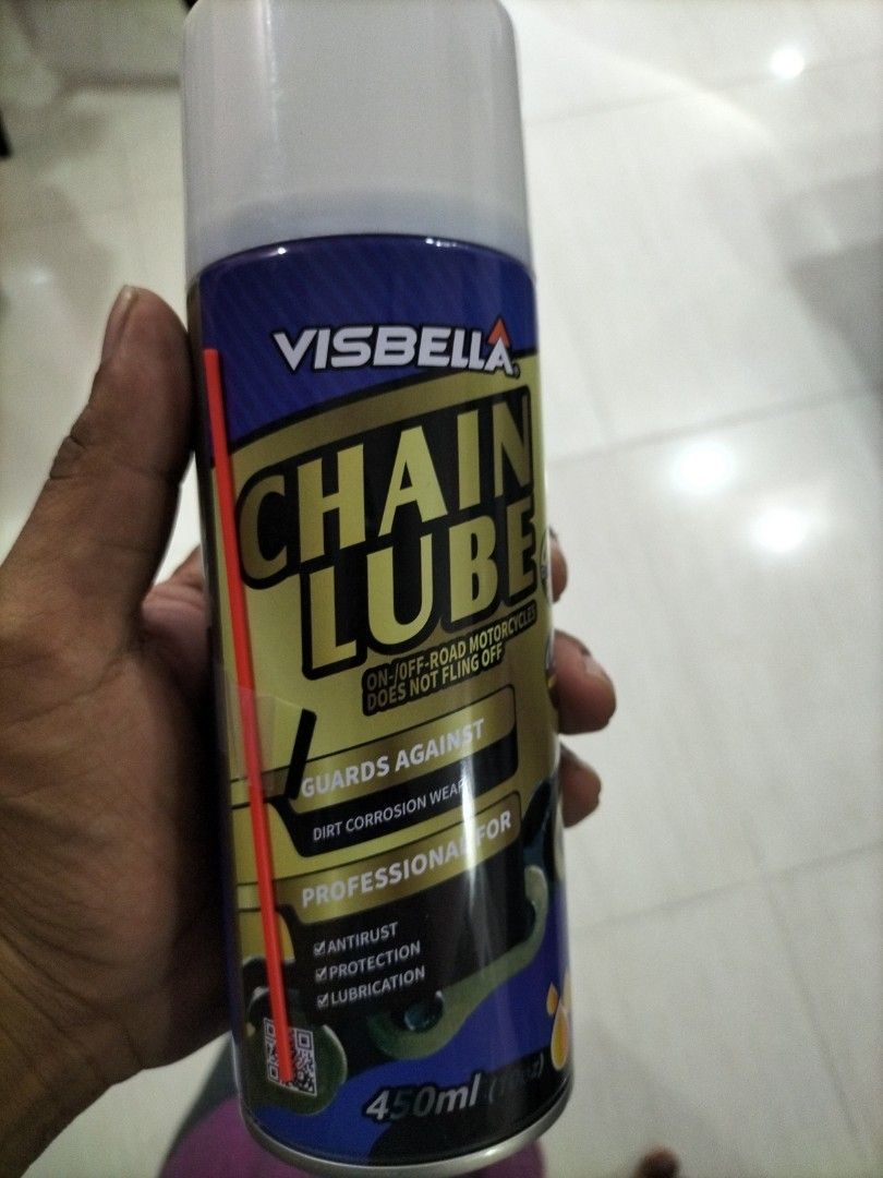Visbella Chain Lube, Motorcycles, Motorcycle Accessories on Carousell
