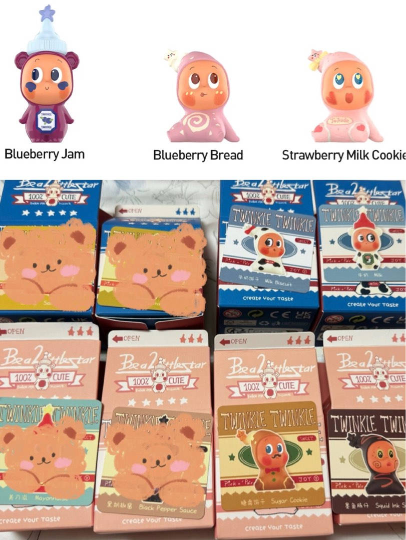 WTS Twinkle Twinkle Create your Taste (Milk, Milk Biscuit, Squid Ink ...