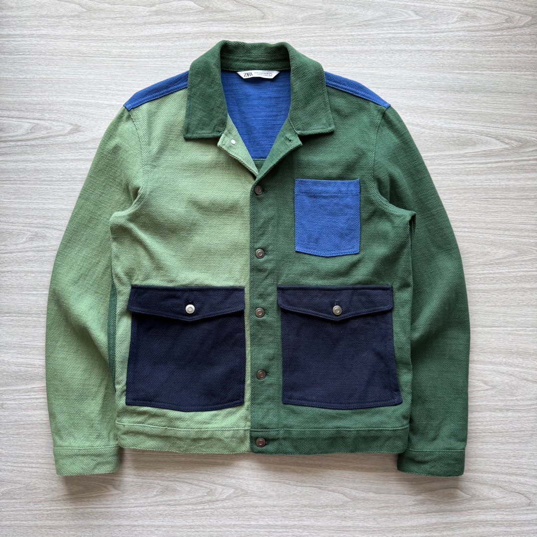Zara Man Multi Color Denim Jacket, Men's Fashion, Coats, Jackets and ...