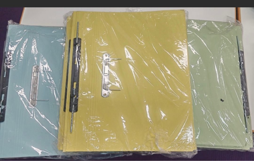 14 x Paper U-Pin Spring Flat File, Hobbies & Toys, Stationery & Craft ...