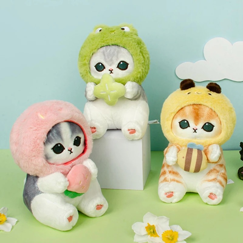 20cm Original Mofusand Forest Series Cat Cos Frog Bee kawaii Animal ...