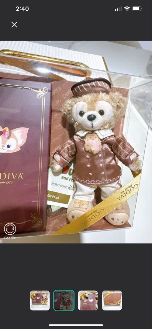 全新特價旺角家樂坊現貨旺角店-香港迪士尼限定 港迪 godiva linabell /duffy x Godiva Disney Godiva 歌帝梵聯名達菲套裝香港迪士尼朱古力巧克力 ...