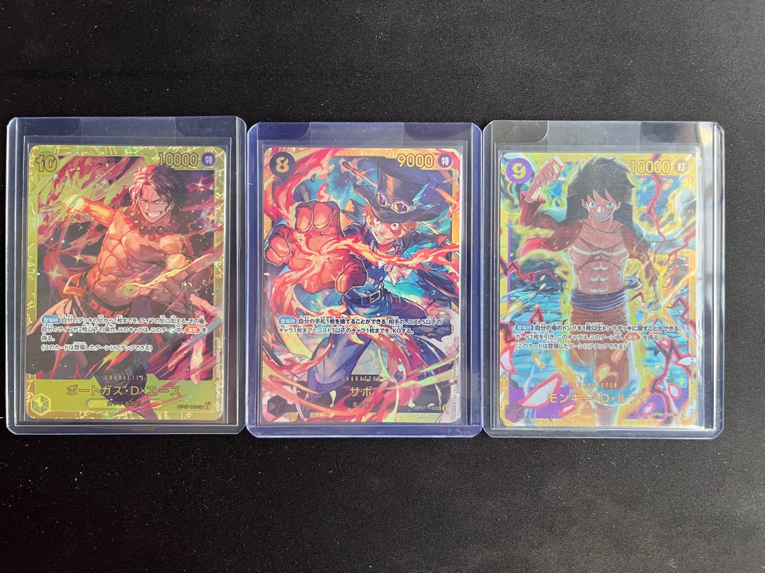 Ace Sabo Luffy Secret Rares OPTCG, Hobbies & Toys, Toys & Games on ...