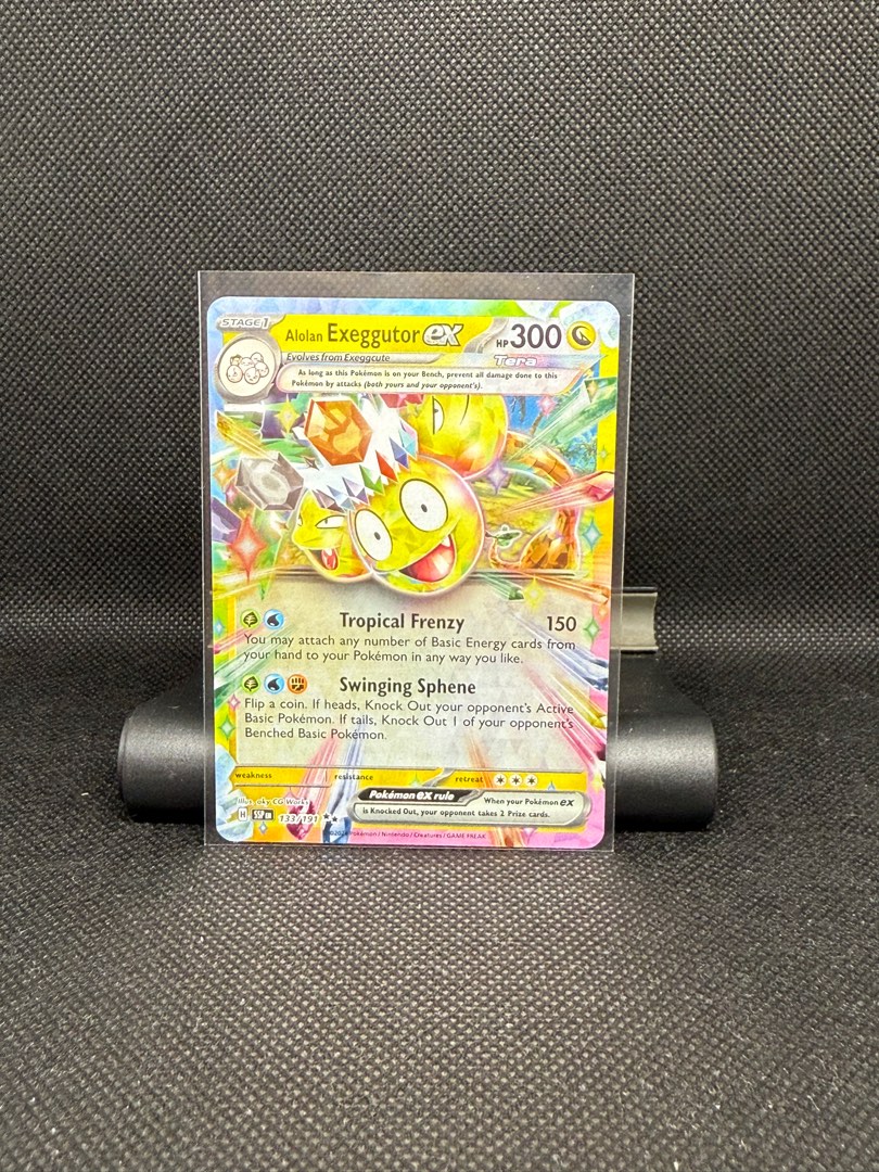 Alolan Exeggutor ex #133 Surging Sparks Tera Pokemon Card, Hobbies ...