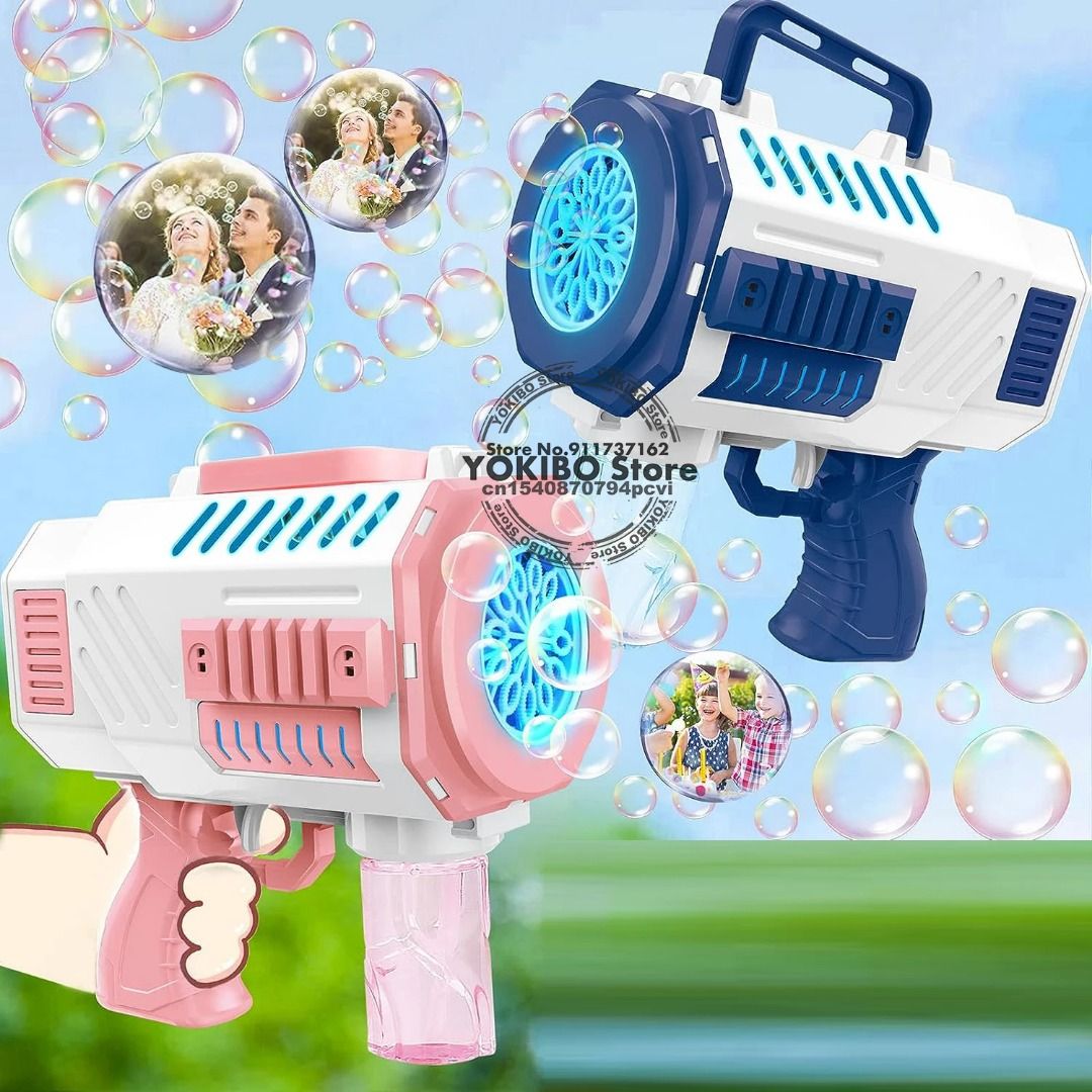 Astronaut Automa Bubble Machine for Kids Bubble Gun Rocket Launcher Bubble Blower Children Soap ...