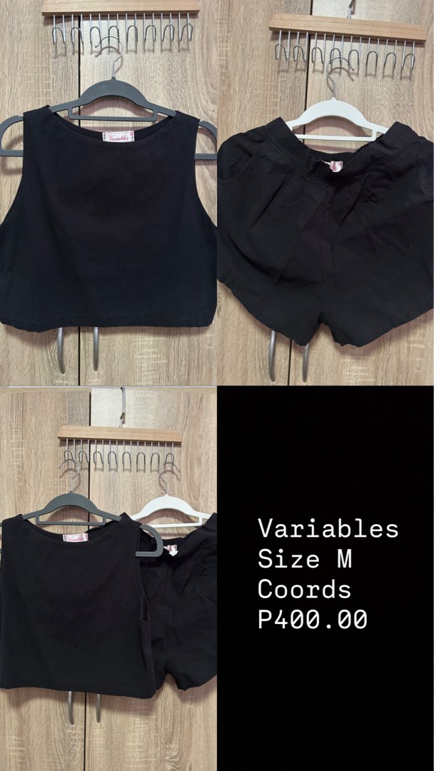 Black coords, Women's Fashion, Dresses & Sets, Sets or Coordinates on ...