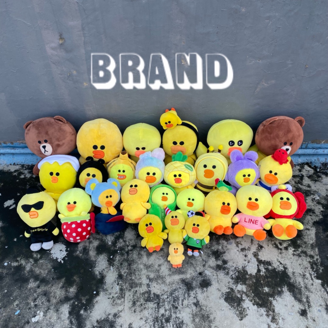 BONEKA SALLY LINE FRIENDS BRAND BEBEK AYAM LINE FRIEND LUCU, Toys ...