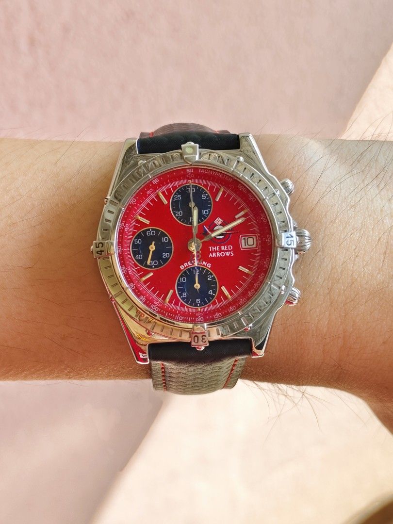 Breitling Limited Edition Red Arrow Men 39mm Like New Highly ...