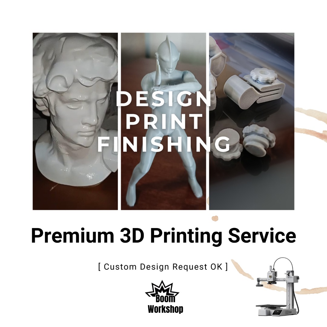 Cetak 3D Print Custom Model - Mainan, Props, Miniature, dll. [PLA ...