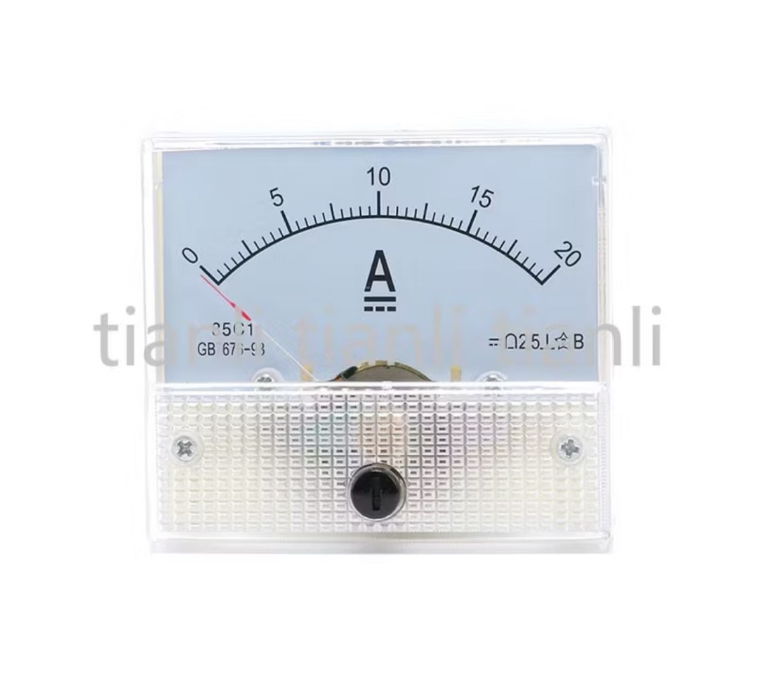 DC Analog Current Meter Panel 10A AMP Gauge Current Ammeters 85C1 ...