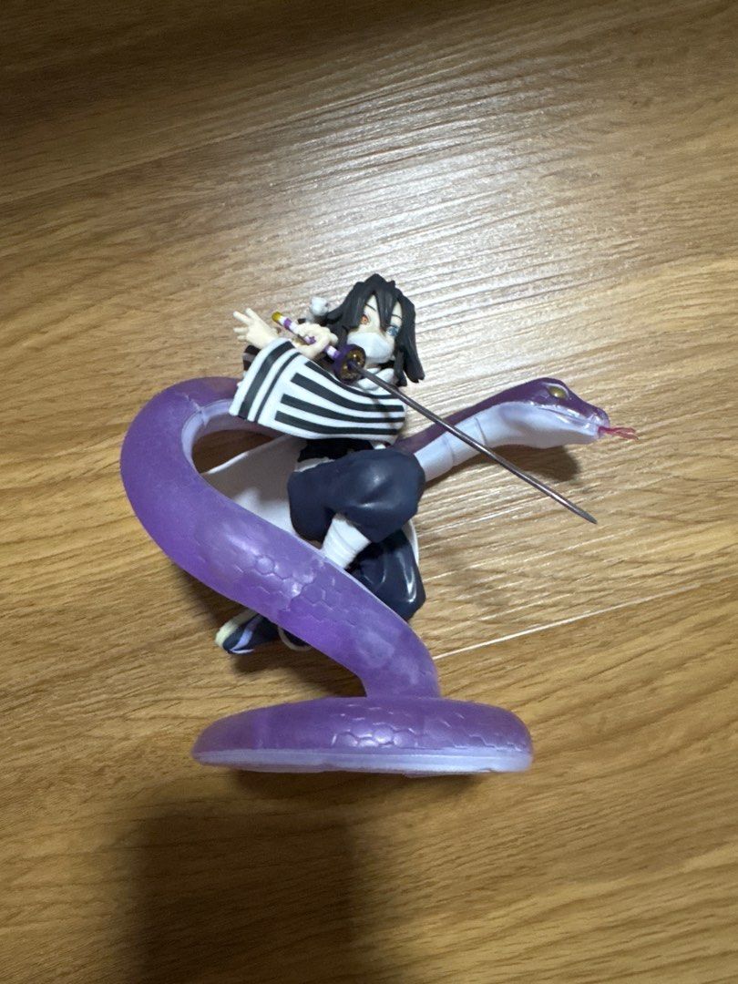 Demon Slayer Obanai Iguro Figure, Hobbies & Toys, Toys & Games on Carousell