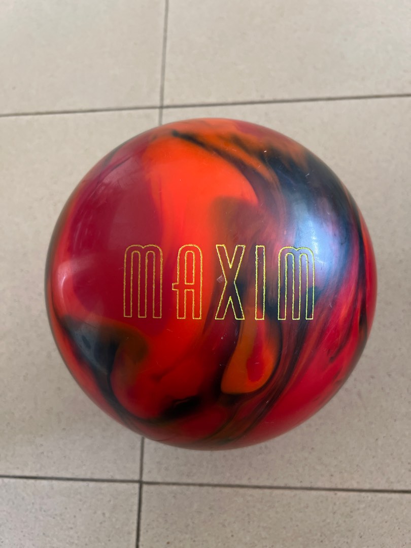 Ebonite Maxim Bowling Ball 12.41lbs, Sports Equipment, Sports & Games ...