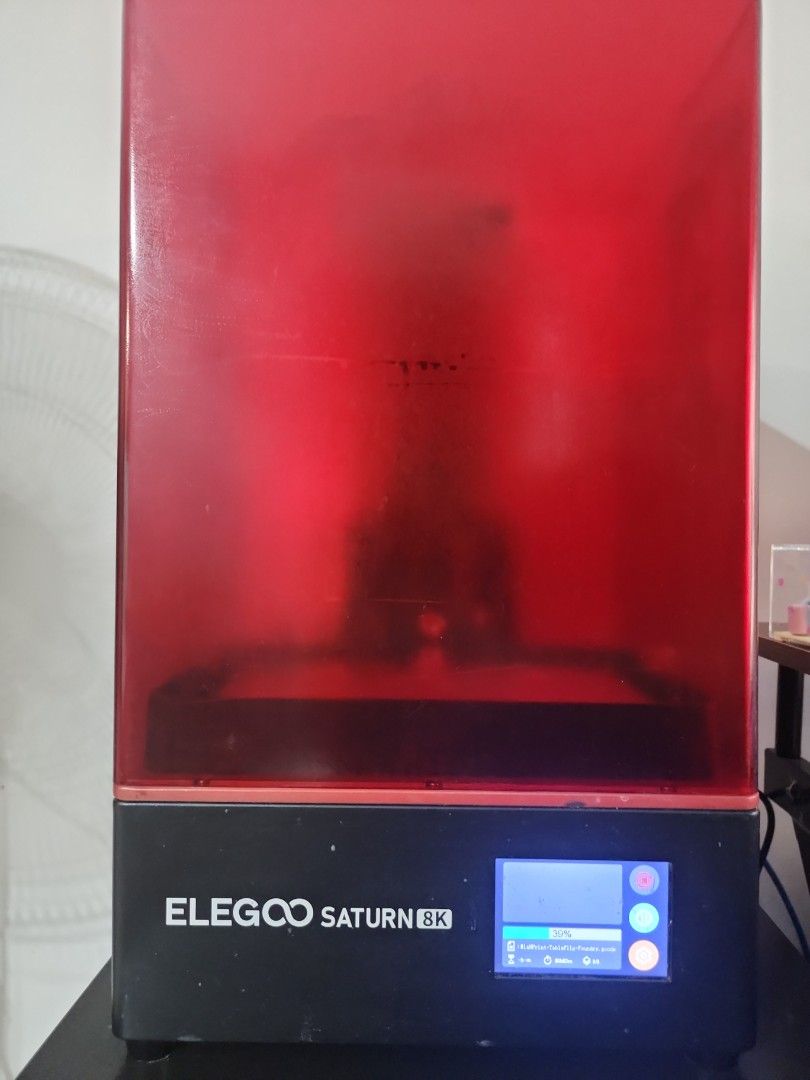 Elegoo saturn 8k sla 3d printer (Free Delivery), Computers & Tech ...