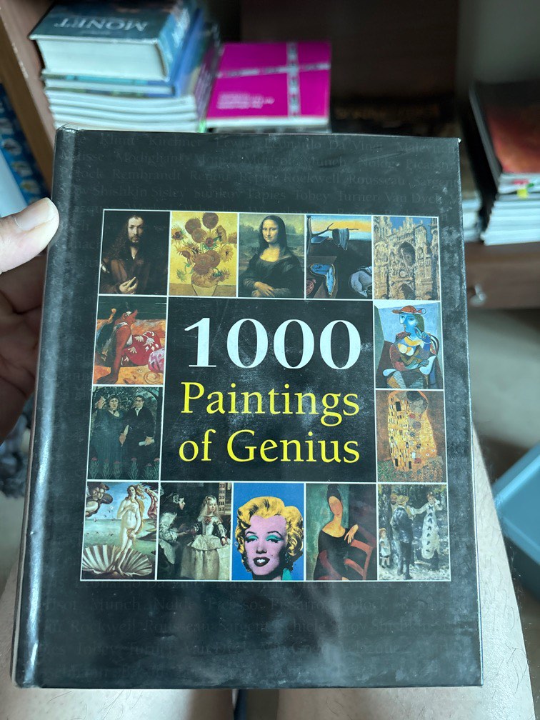Famous 1000 Paintings of Genius and the Master Artists, Hobbies & Toys ...