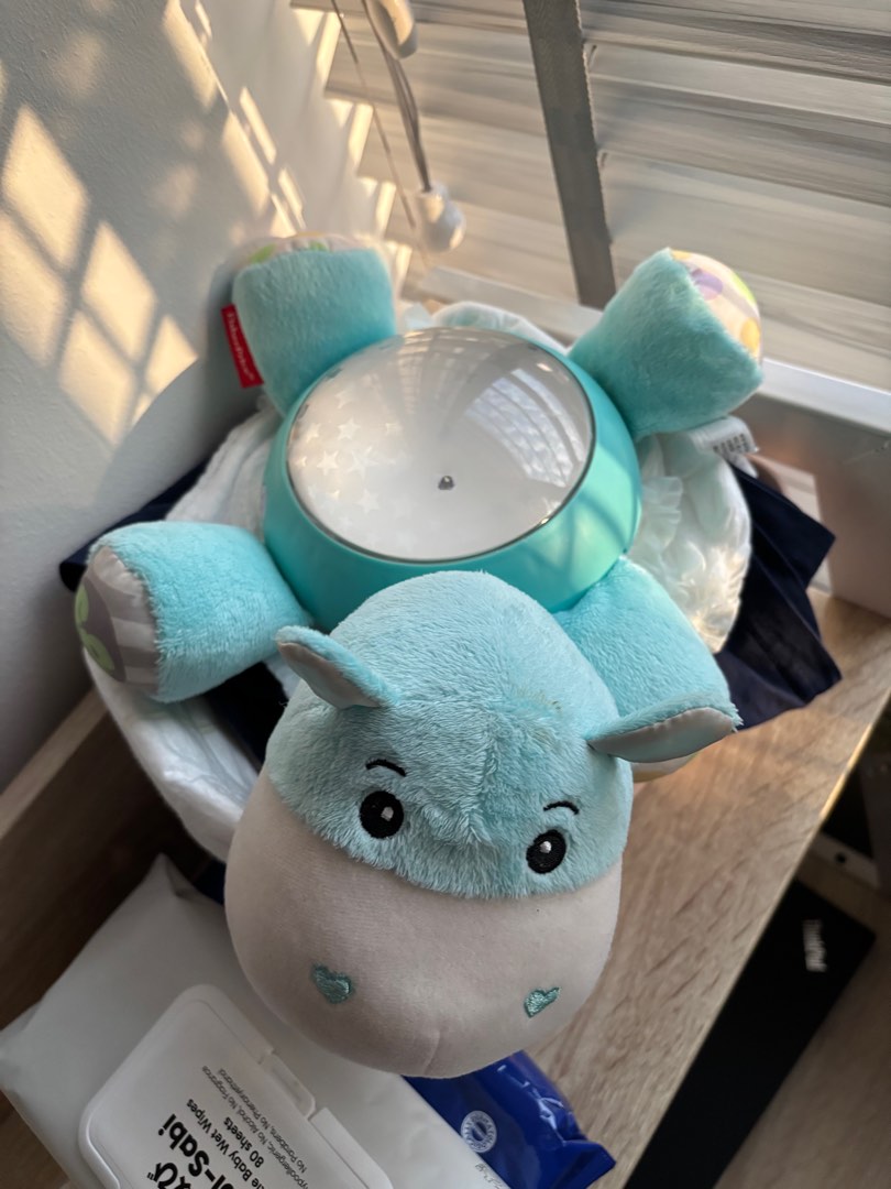 Fisher price star projector light soft toy hippo, Hobbies & Toys, Toys ...